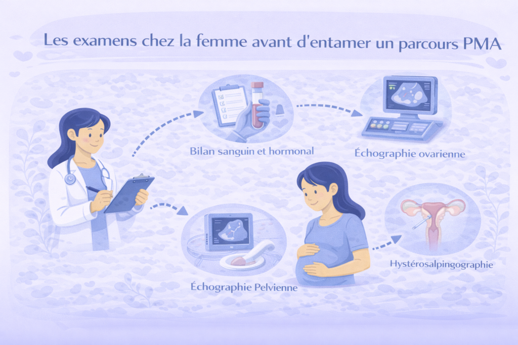 Les examens chez la femme avant d'entamer un parcours PMA - Fivfrance ...